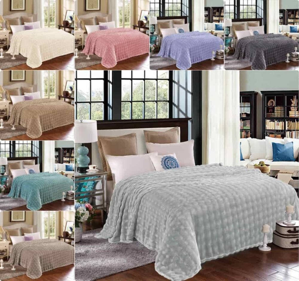 Κουβέρτα Fleece Καρό – Μαλακή & Ζεστή για Καναπέ και Κρεβάτι